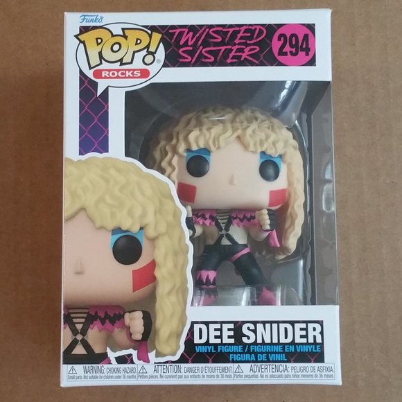 Funko | Toys | Twisted Sister Dee Snider Funko Pop Vinyl Figure 294 ...